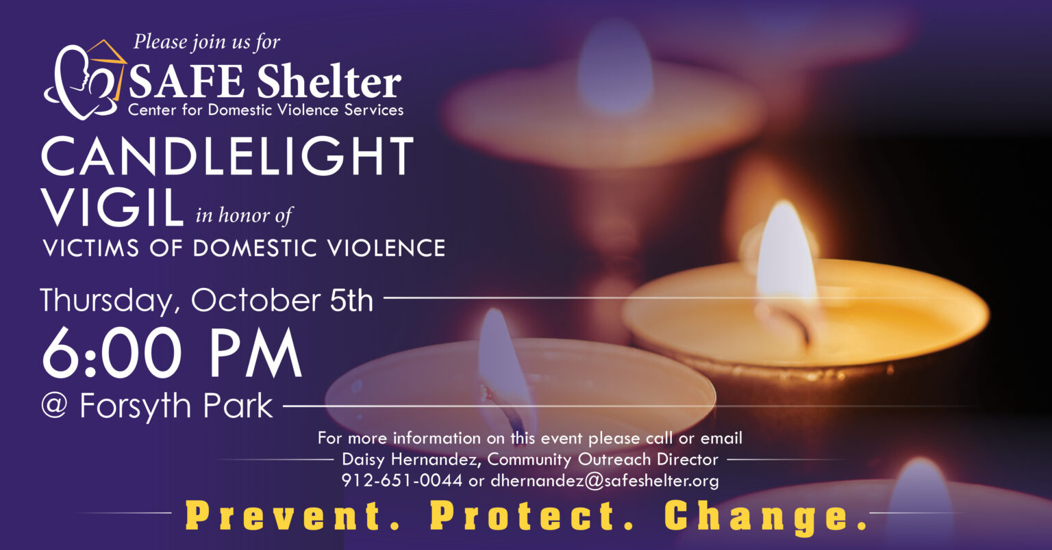 Candlelight Vigil in Memory of Victims of Domestic Violence